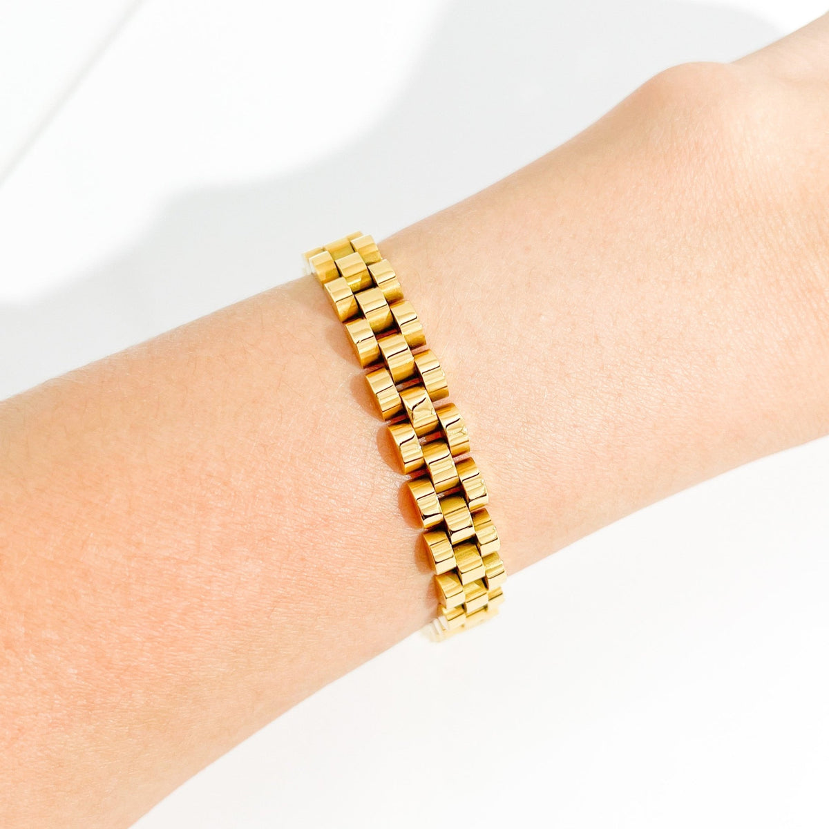Chunky Watch Band Bracelet | Flaire & Co.