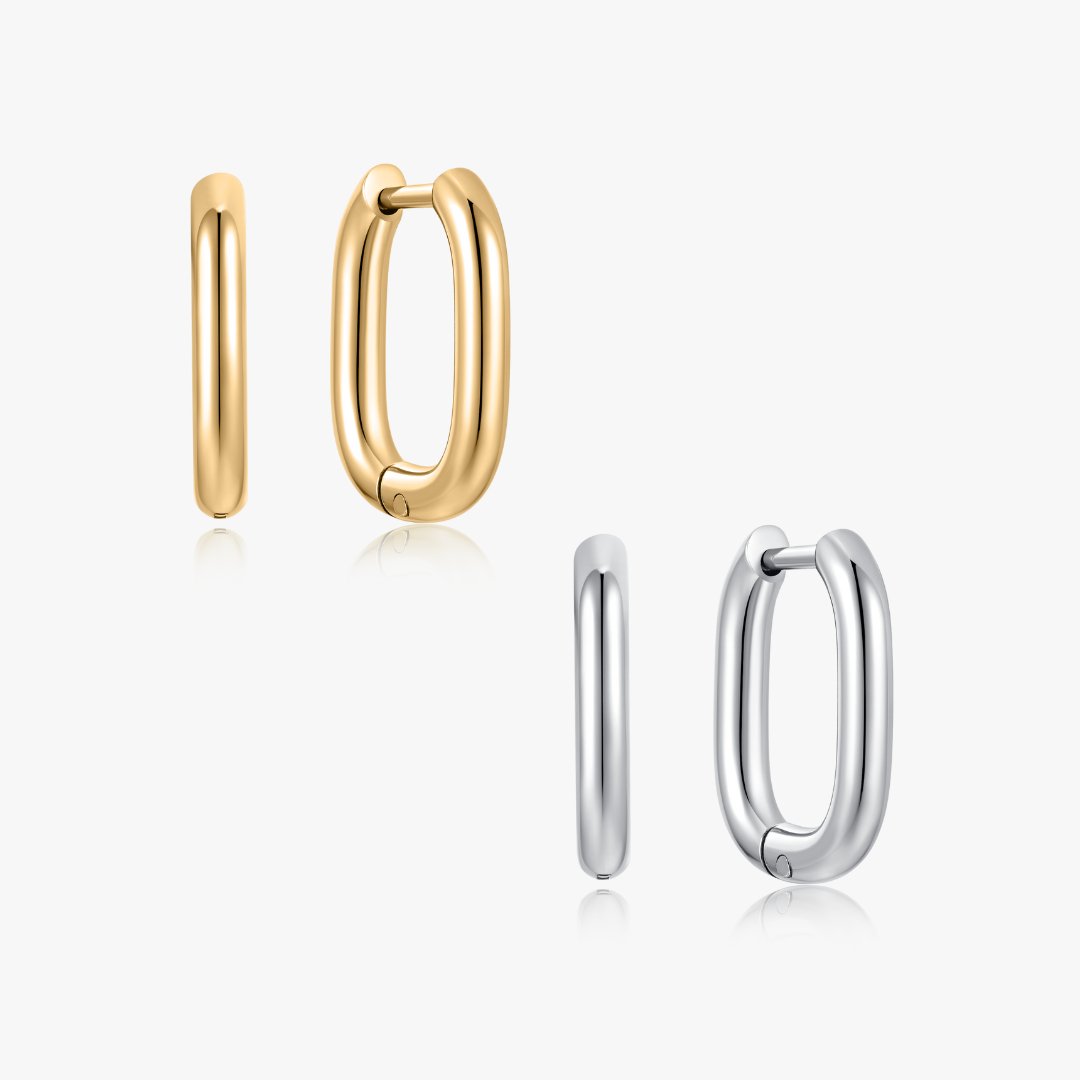 Mini Rectangle Huggies | Flaire & Co.