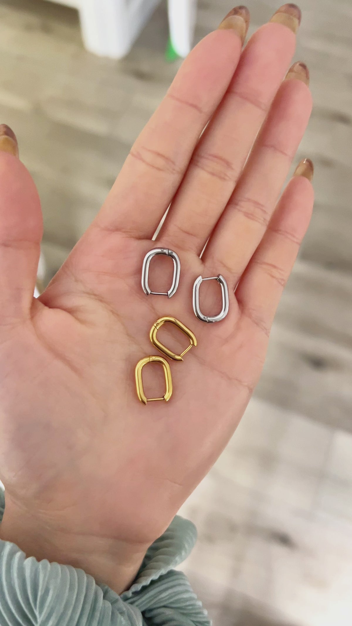 Mini Rectangle Huggies | Flaire & Co.