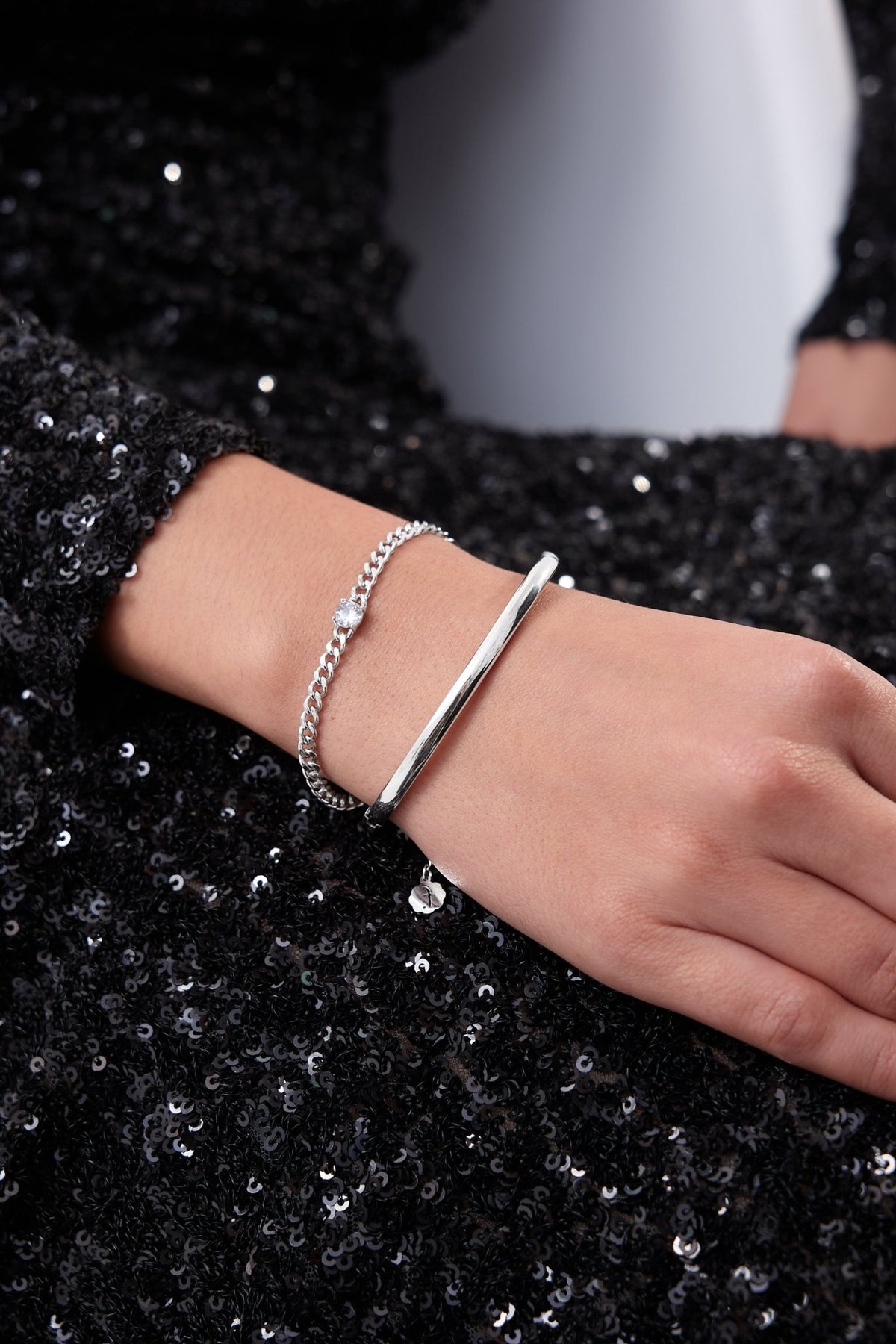Simple Stacker Cuff Bangle Bracelet | Flaire & Co.